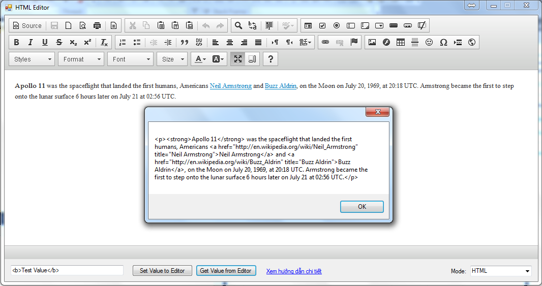 Tạo HTML editor và BBCODE editor bằng CKEditor trong C# Winform